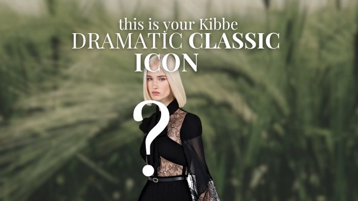 Use this celebrity's style if you are Dramatic Classic